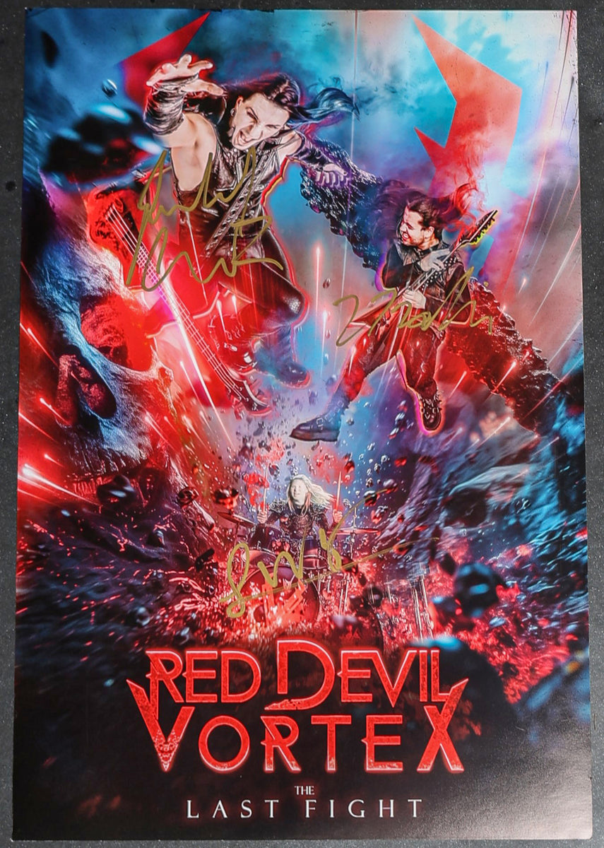 RDV AUTOGRAPHED POSTER - "The Last Fight" (LAST UNITS) – Red Devil Vortex