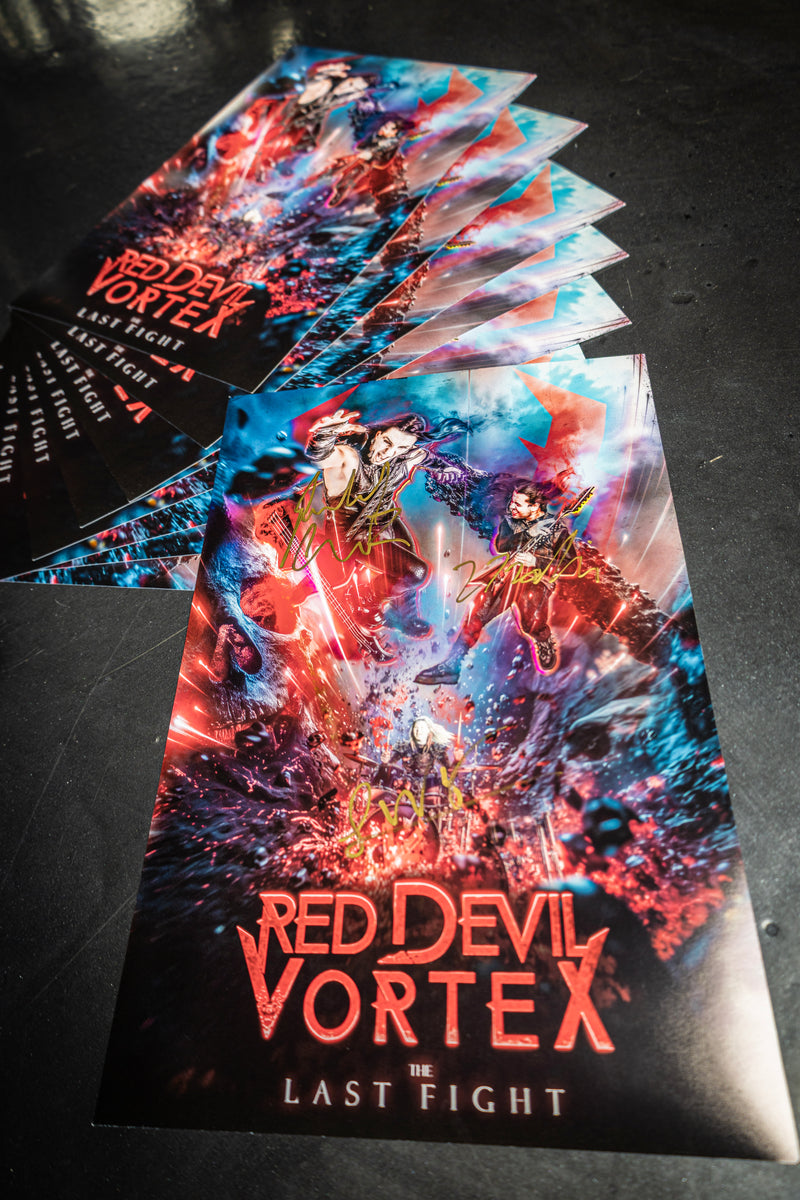 RDV AUTOGRAPHED POSTER - "The Last Fight" (LAST UNITS) – Red Devil Vortex