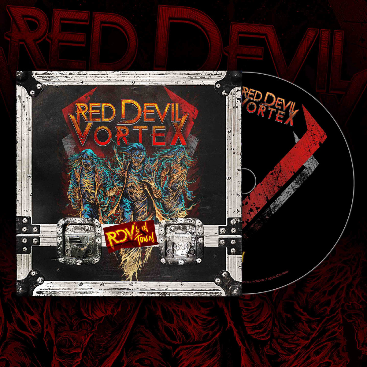 SOLD OUT - RDV's In Town (CD - 2022) – Red Devil Vortex