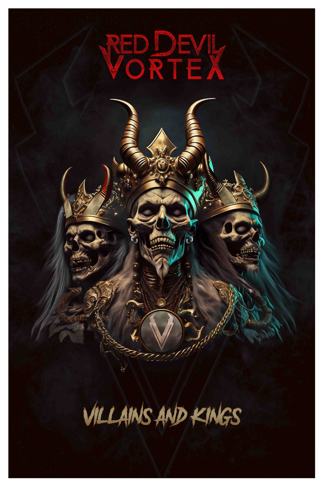 POSTER - "Villains And Kings" – Red Devil Vortex