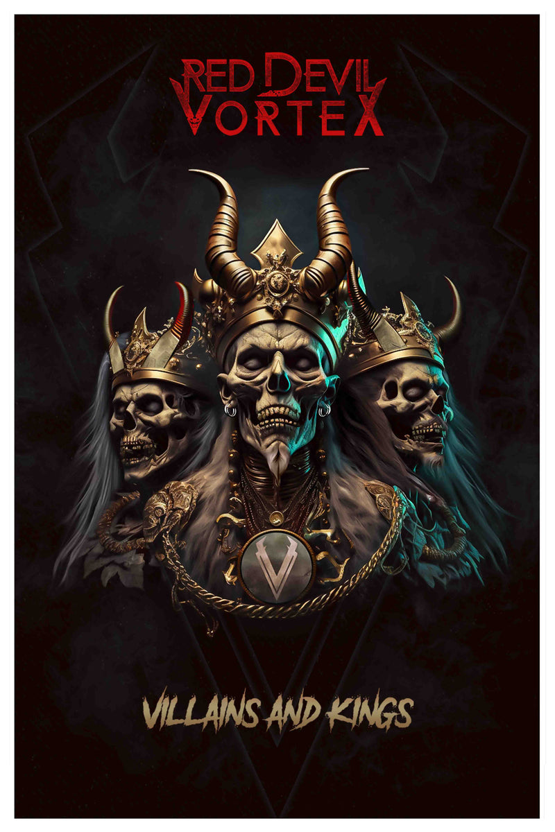 POSTER - "Villains And Kings" – Red Devil Vortex