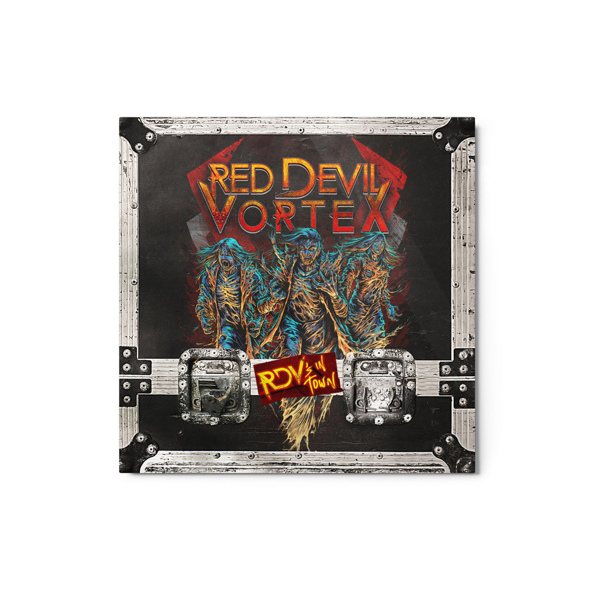 "RDV's In Town" Wall Decorative Metal Print – Red Devil Vortex